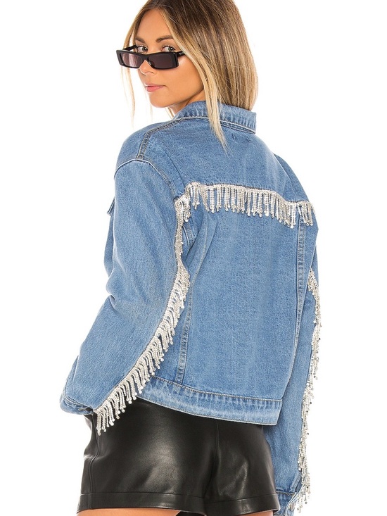 superdown | Jackets & Coats | Superdown Light Blue Denim Jacket With ...